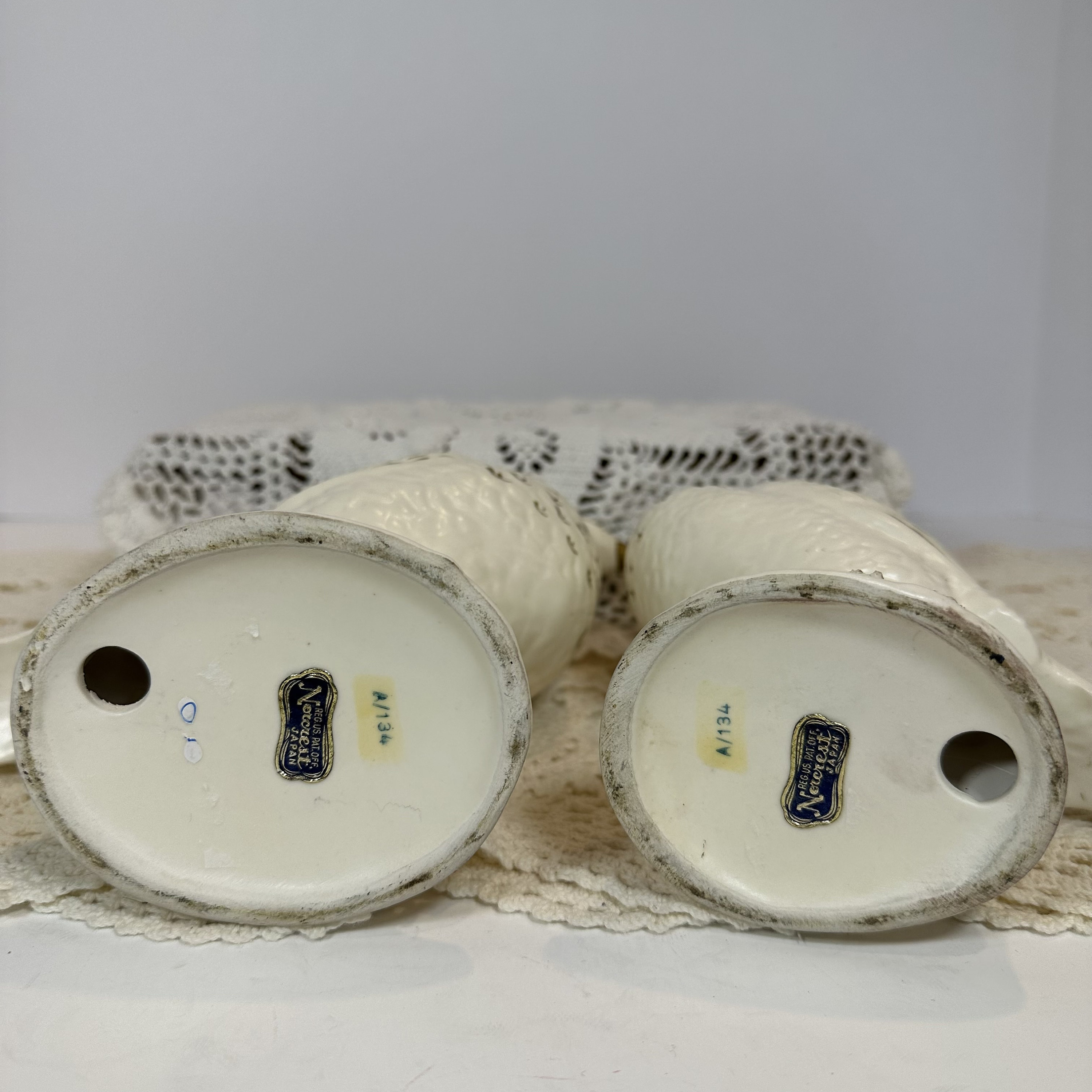 Vintage 1950s Norcrest Japan Numbered Pheasants/bird Statues Porcelain ...