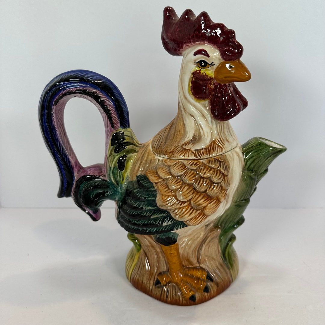 Vintage Heartfelt Kitchen Creations, Large Ceramic Figural Teapot ...