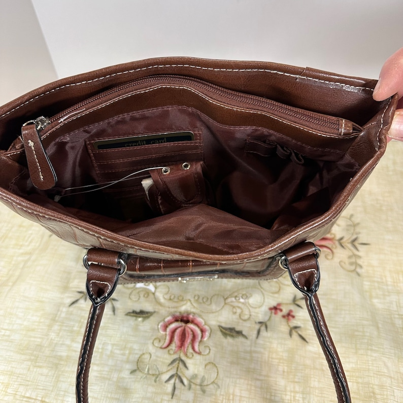 Vintage, 90s, Bueno Shoulder/handbag Faux Leather Brown, Handbags, Bag ...