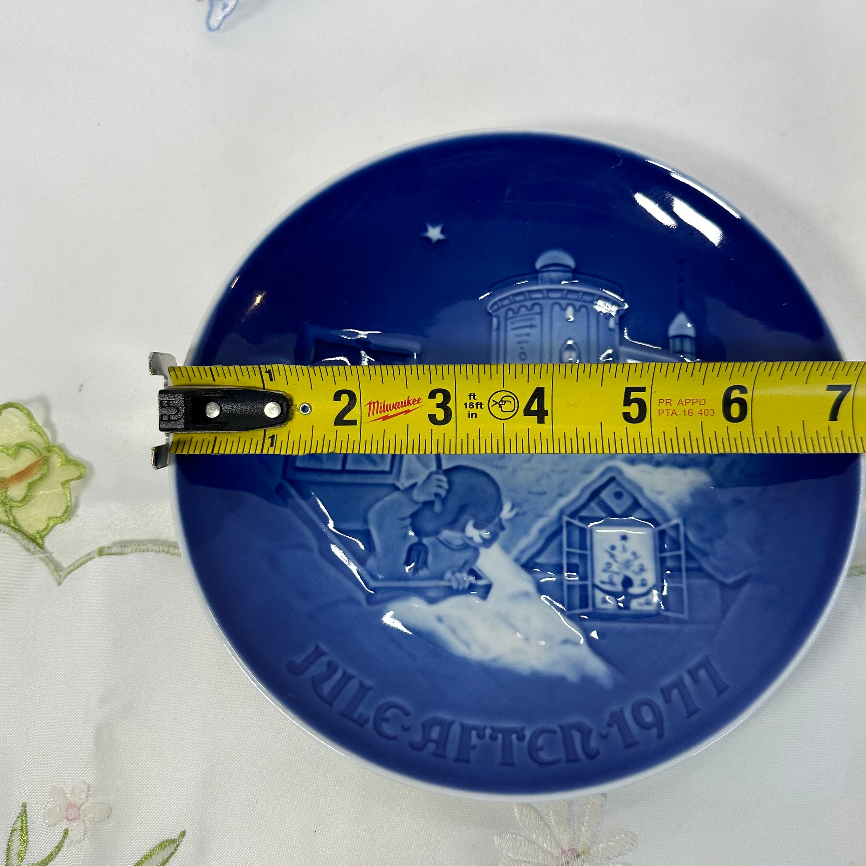Vintage Collectable Jule After Plate, Dated 1977, Title "copenhagen ...