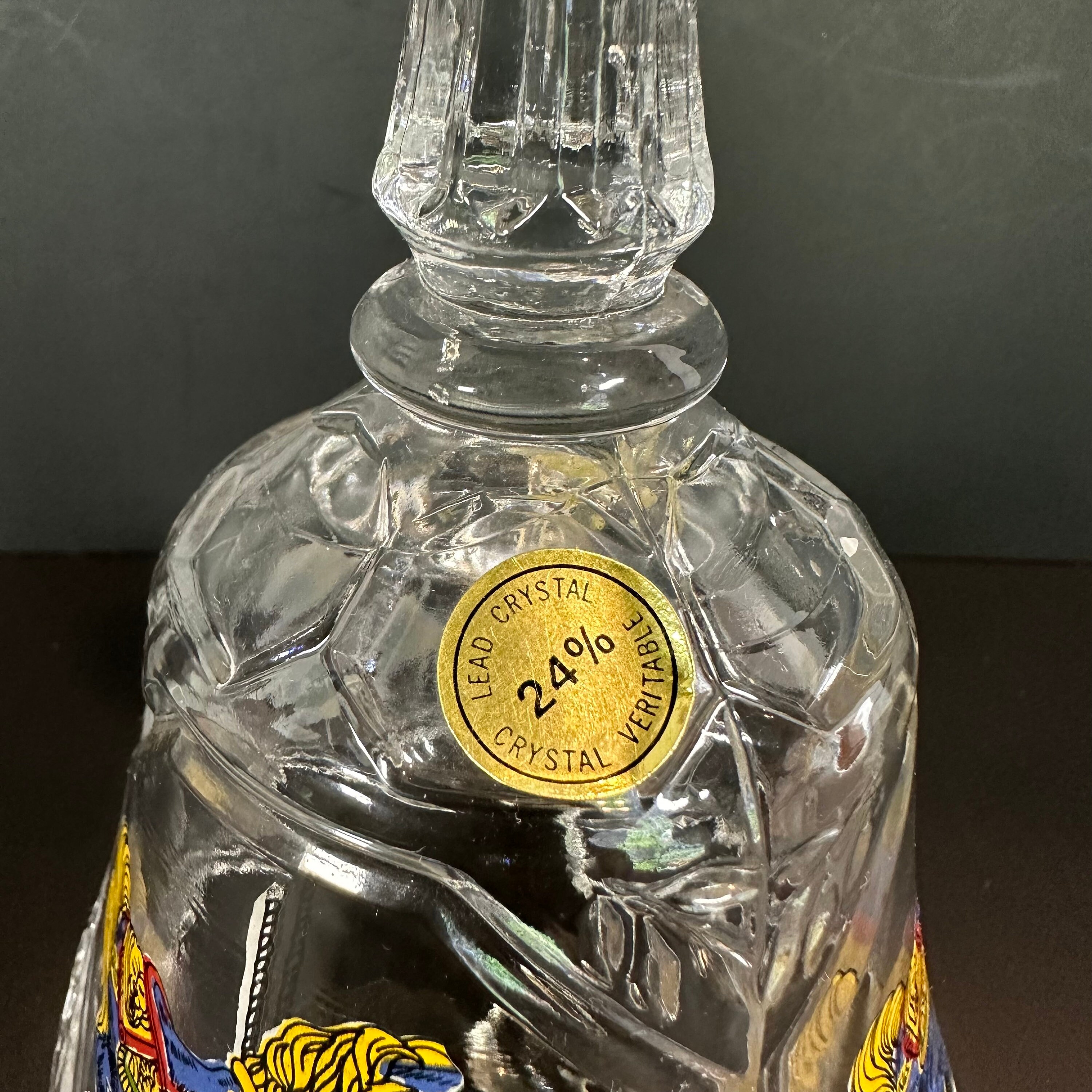 Crystal Bell With Carousel Horse and Designs All Around, Beautiful ...