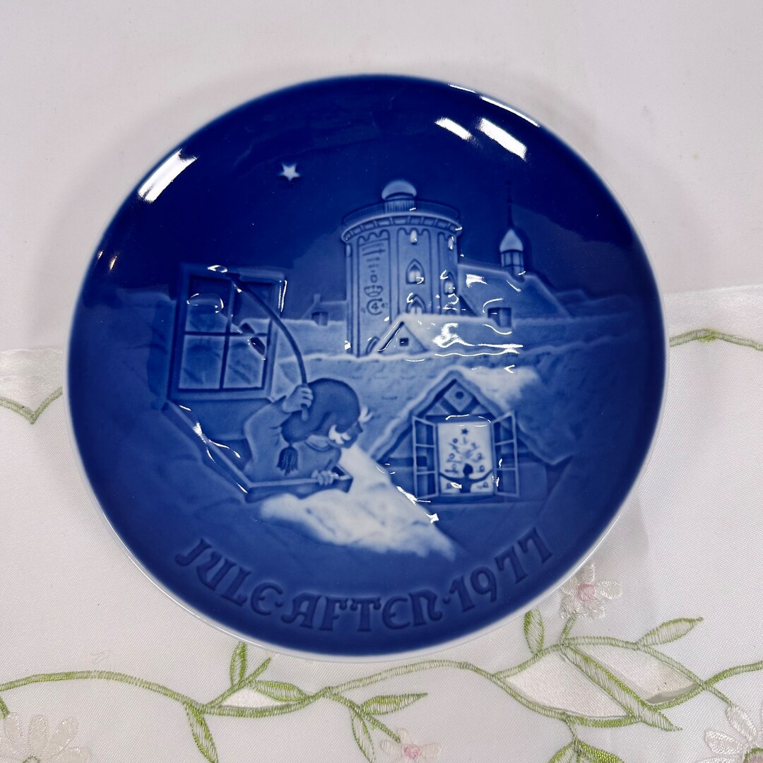 Vintage Collectable Jule After Plate, Dated 1977, Title "copenhagen ...