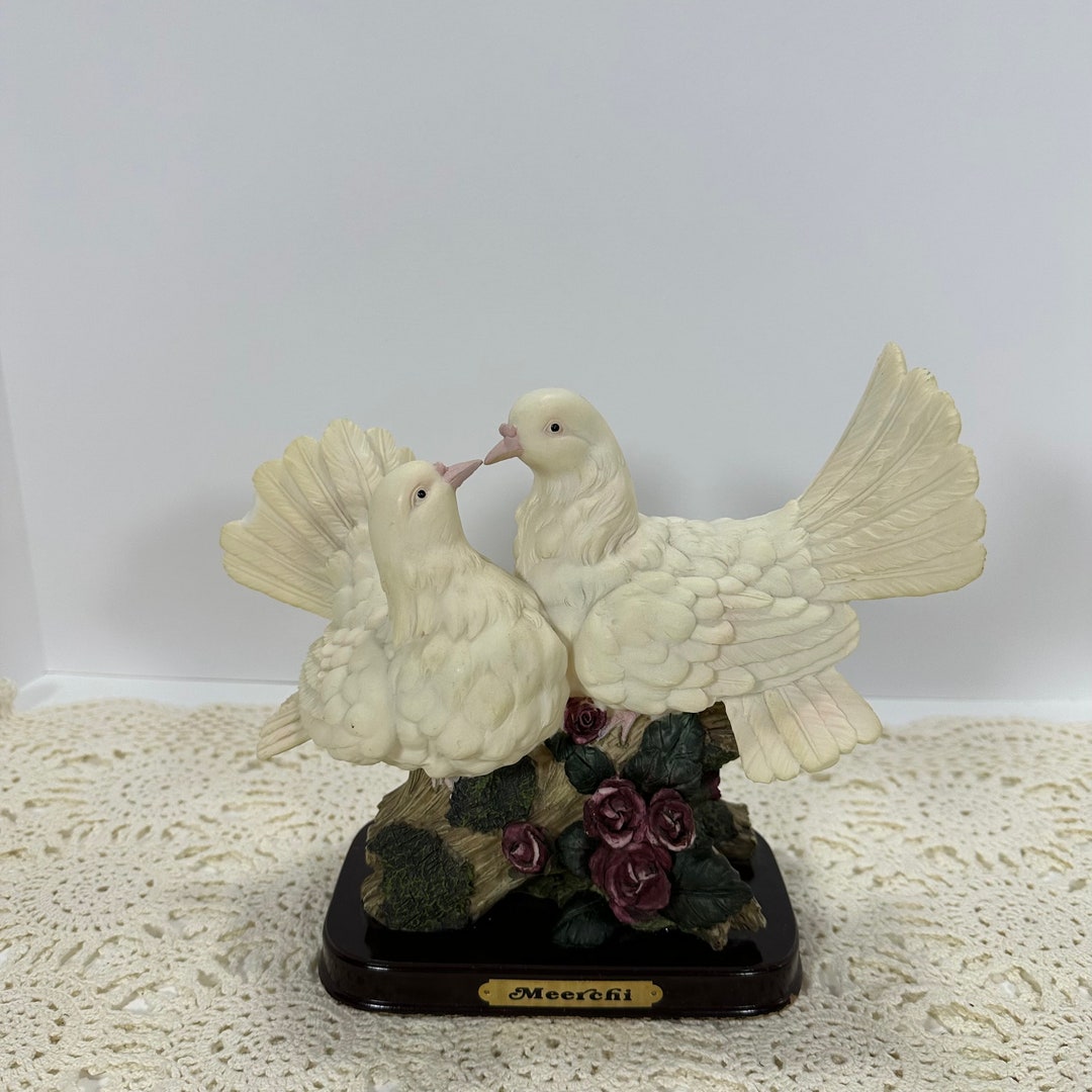 Vintage Meerchie Dove Love Bird/ Love Goddess/ Figurine Porcelain 1980s ...