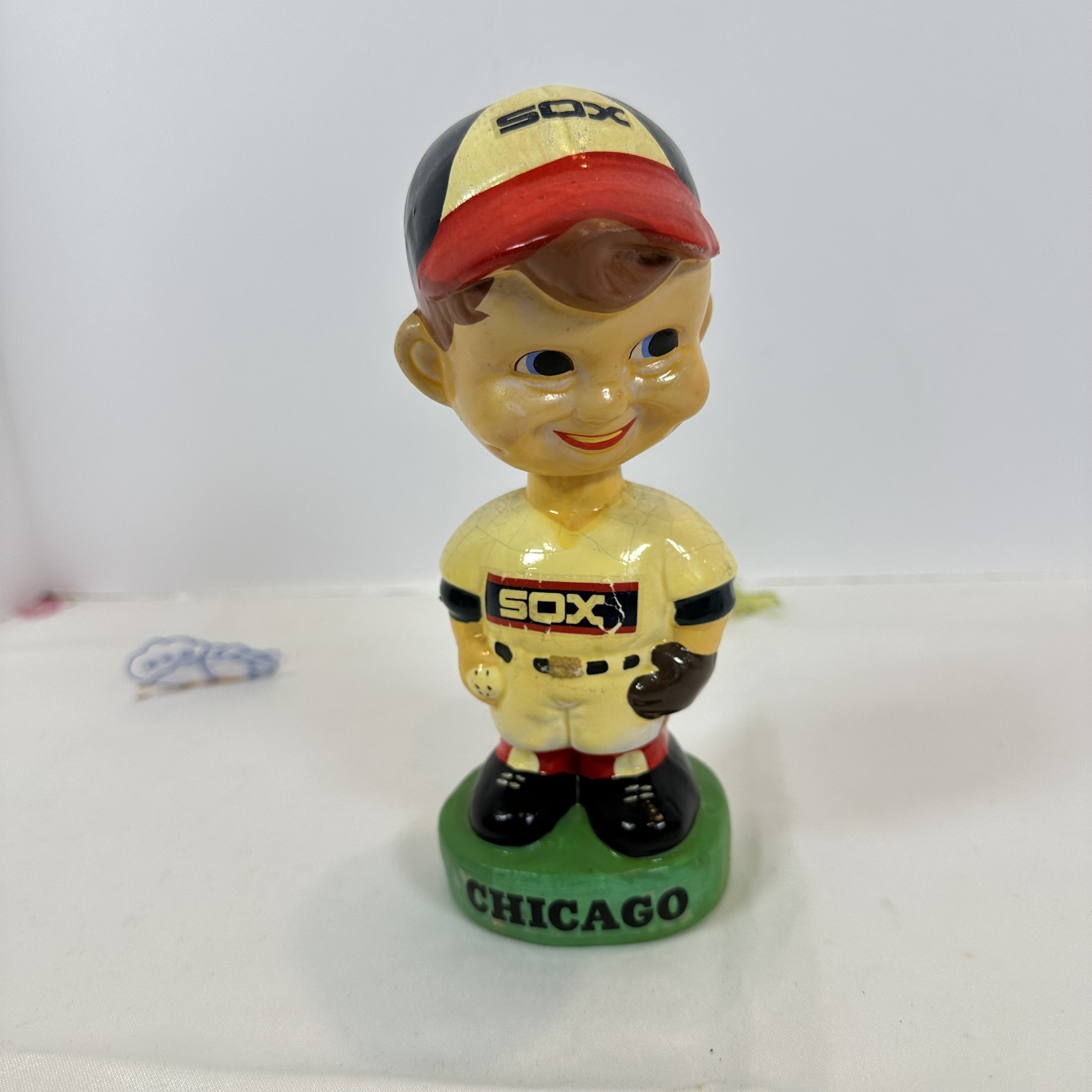 Vintage Rare, 1980s Chicago White Soxs, SOXS, Generic Boy Face Nodder ...