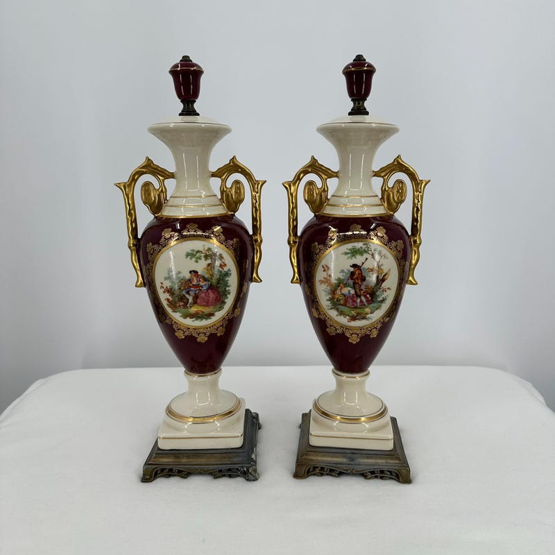 Rococo Lamp Porcelain - Etsy