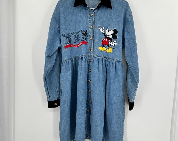 Vintage, the Disney Store, Blue Denim, Jean Dress, Chambray ...