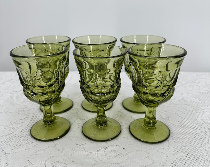 Mid Century Franciscan Madeira Citron Green Water Goblet SINGLE, MCM ...