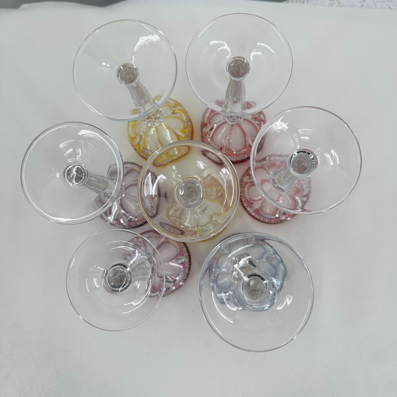 Vintage, Set of 7, Riekes-crisa Hock, Williamsburg Pattern, Crystal ...