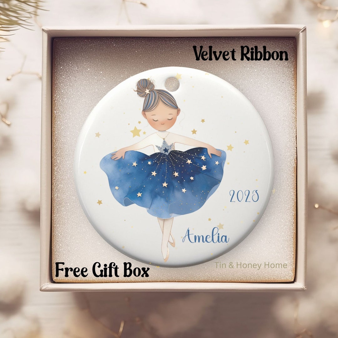 Custom Magical Dancer Ballet Christmas Ornament, Personalized Ballerina ...