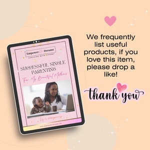 Successful Single Parenting, Parent Handout, Single Parenting, Single ...