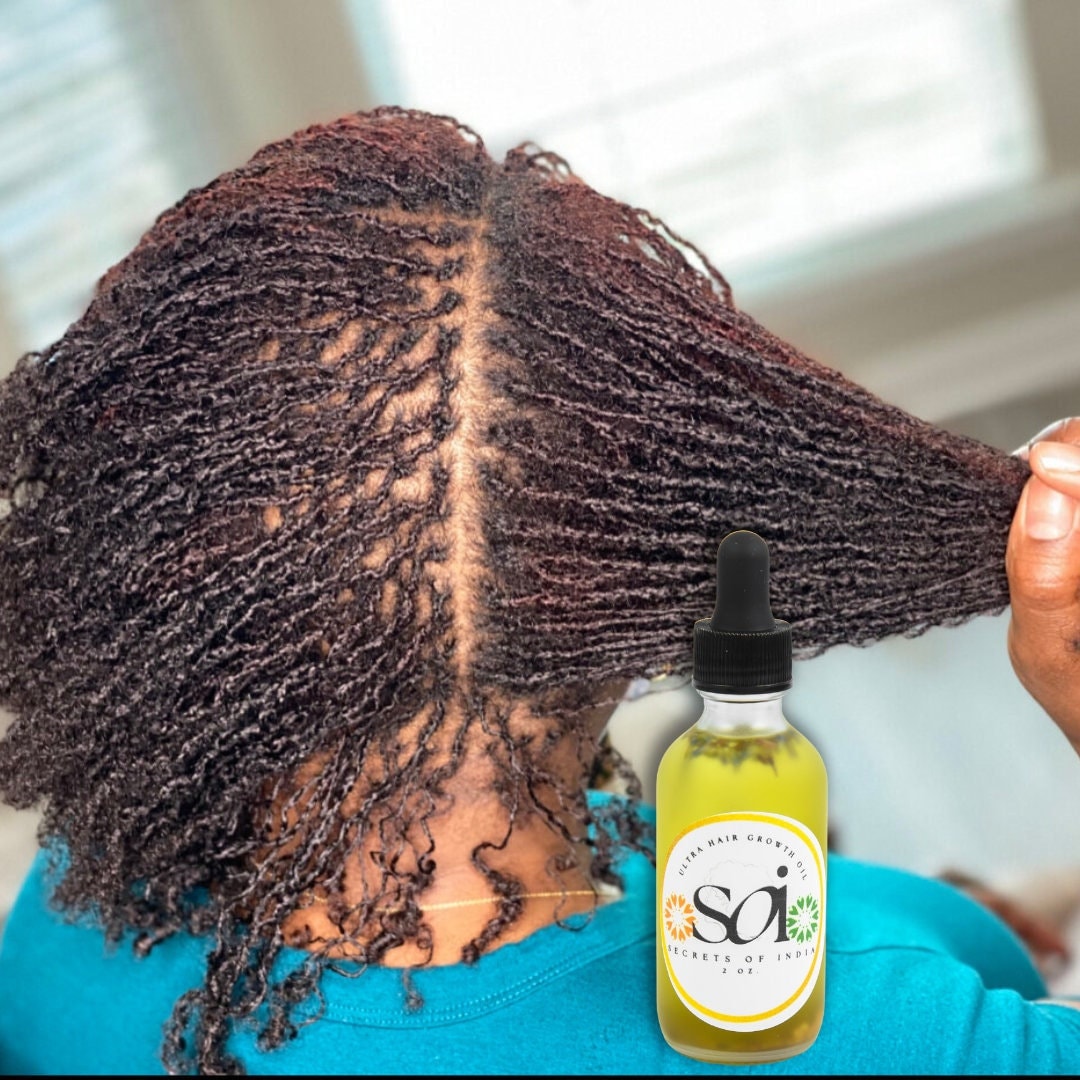 Sisterlocks Hair Growth Oil: India's Herbal Secrets for Thicker Curly ...