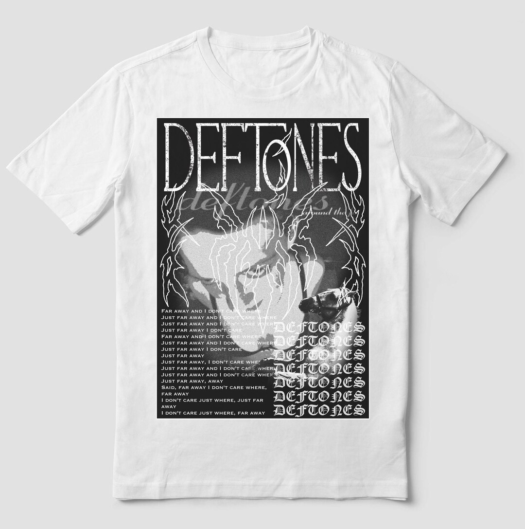 Deftones T-shirt, Retro Tee, Vintage Rock T-shirt, Y2K Gothic T-shirt ...