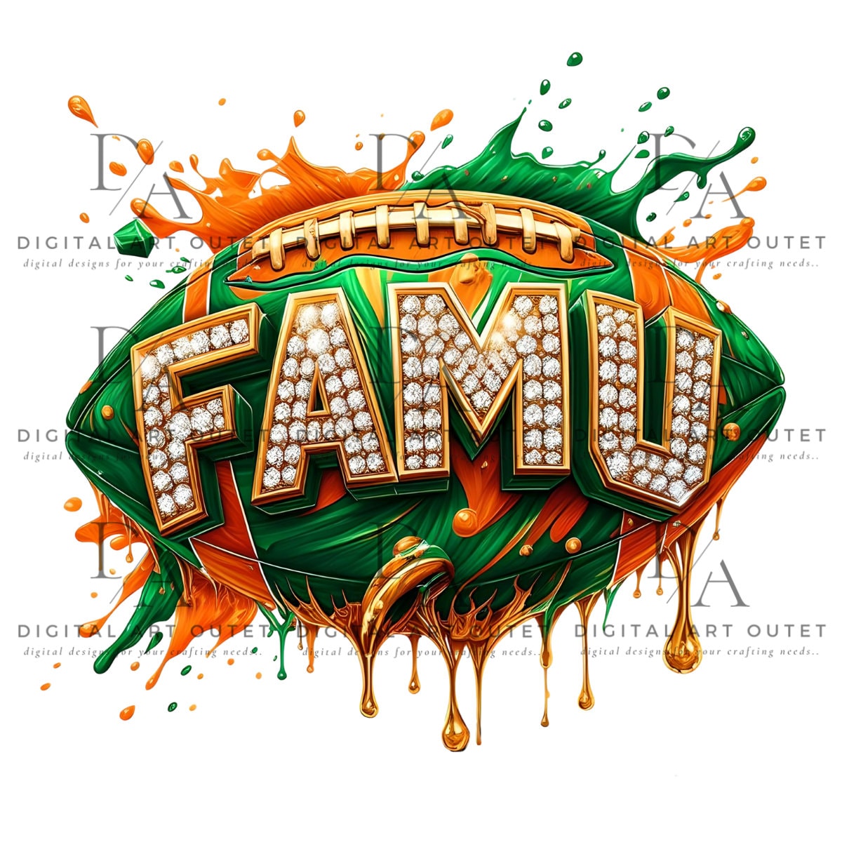 Florida A&M University PNG Sublimation Design - Etsy