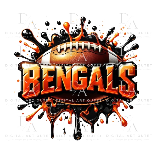 Cincinnati Bengals Clipart - Etsy