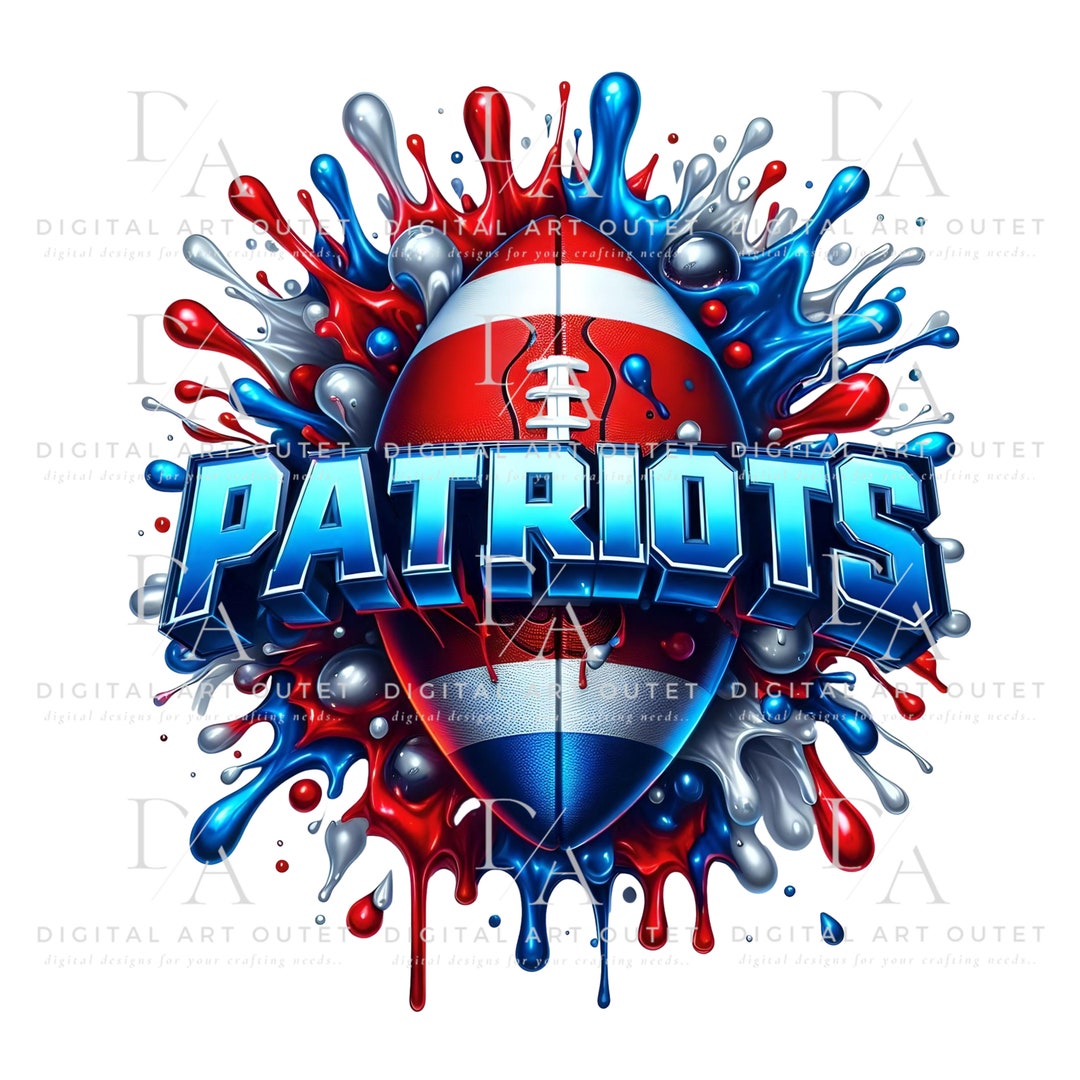 Patriots PNG Sublimation Design - Etsy
