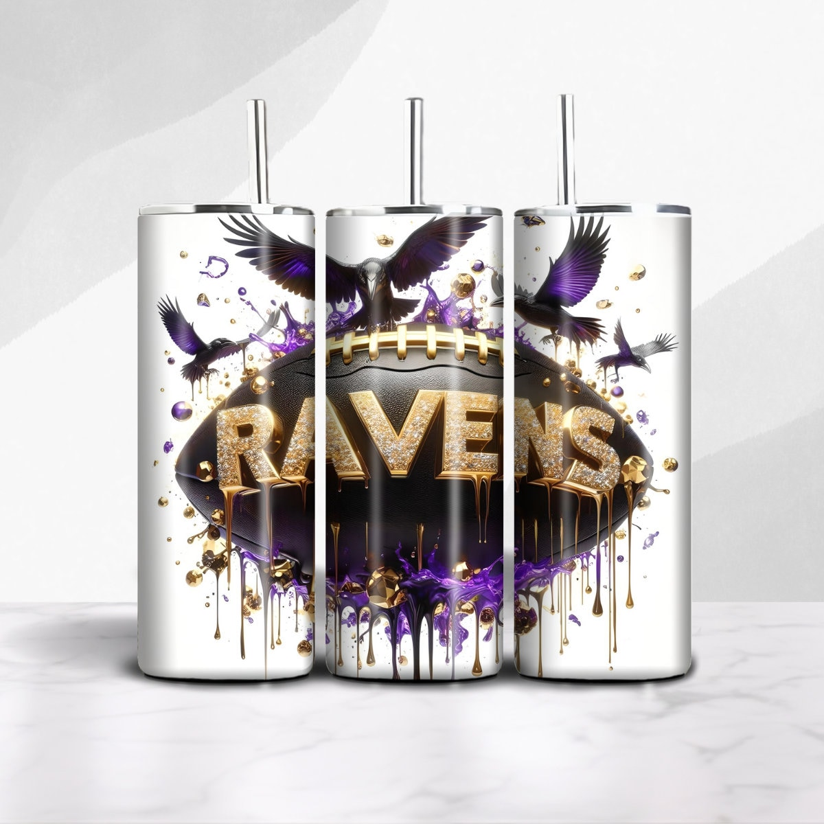 Baltimore Ravens 20oz Tumbler Sublimation Design - Etsy