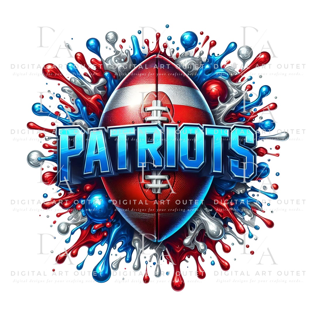 Patriots PNG Sublimation Design - Etsy