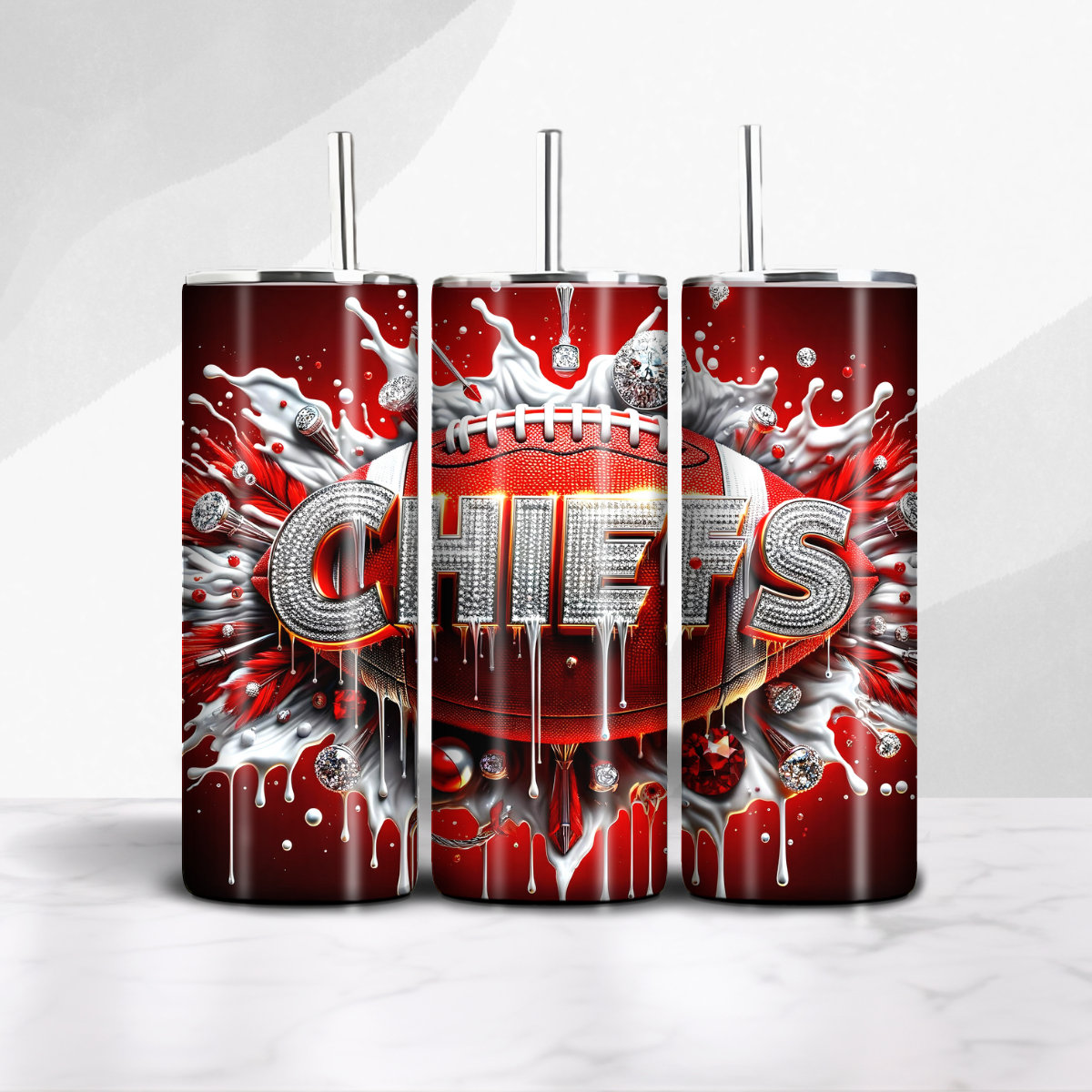 Chiefs 20oz Tumbler Sublimation Design - Etsy