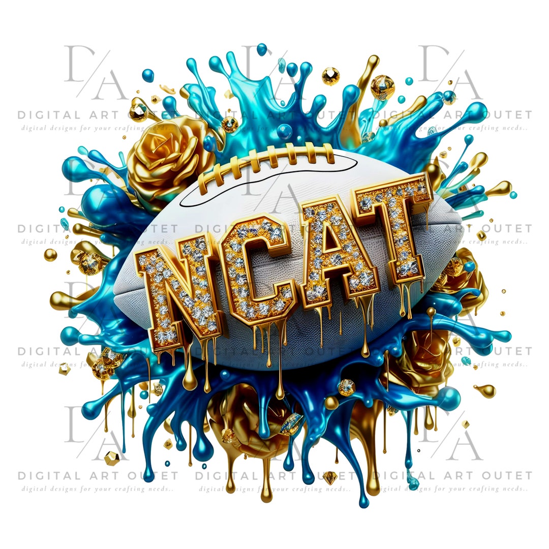 North Carolina A&T University PNG Sublimation Design - Etsy