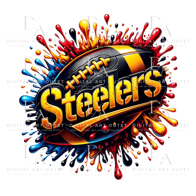 Steelers Graphic Art - Etsy