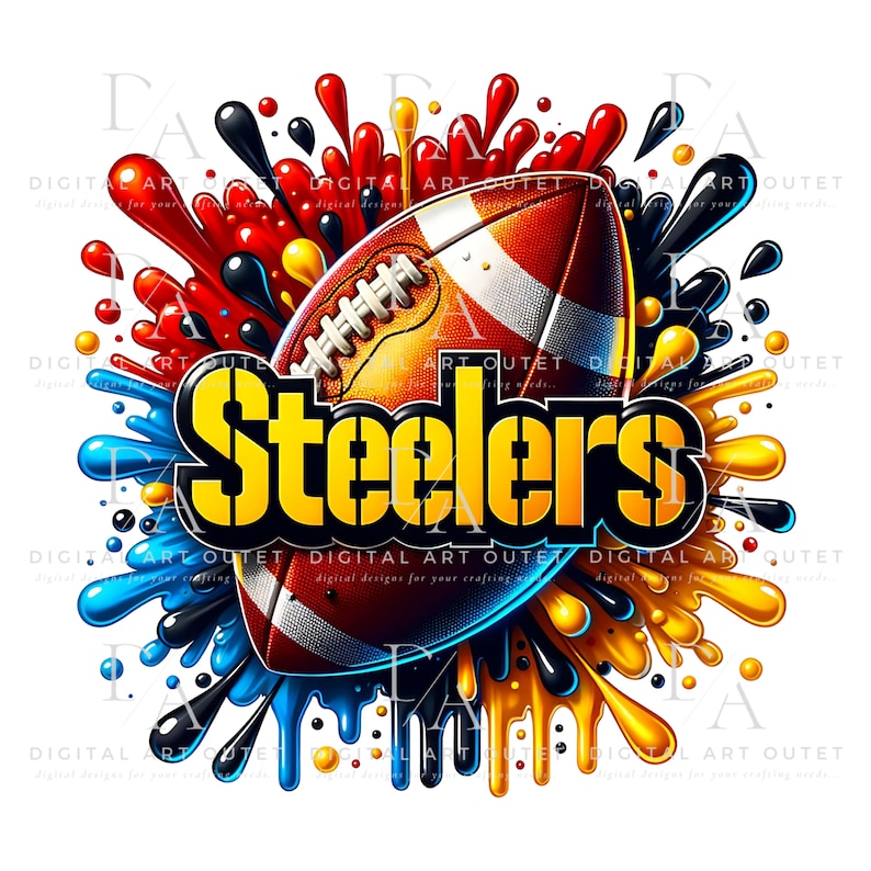 Steelers 20oz PNG Sublimation Design - Etsy