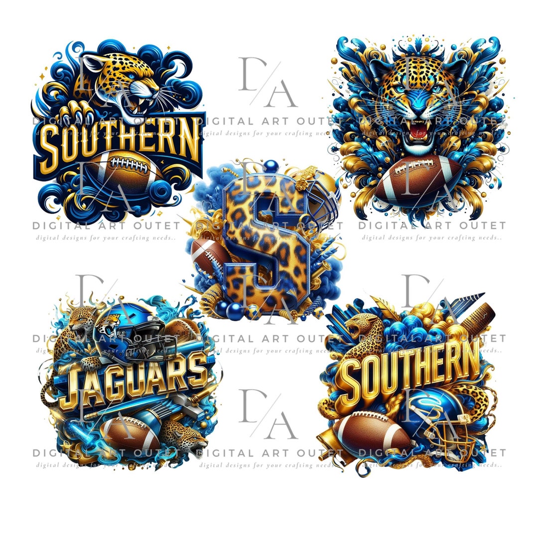 Southern University Jaguars PNG Sublimation Design Bundle - Etsy