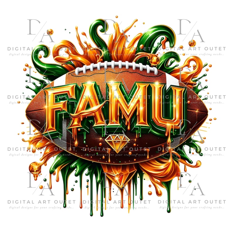 Florida A&M University PNG Sublimation Design - Etsy