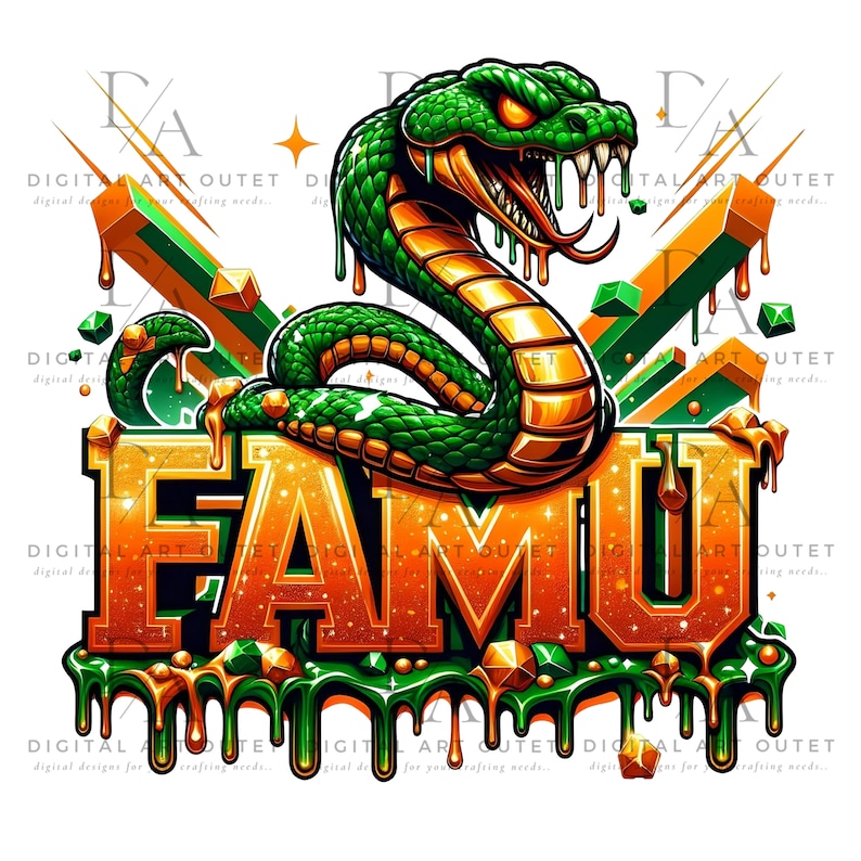 Florida A&M University PNG Sublimation Design - Etsy