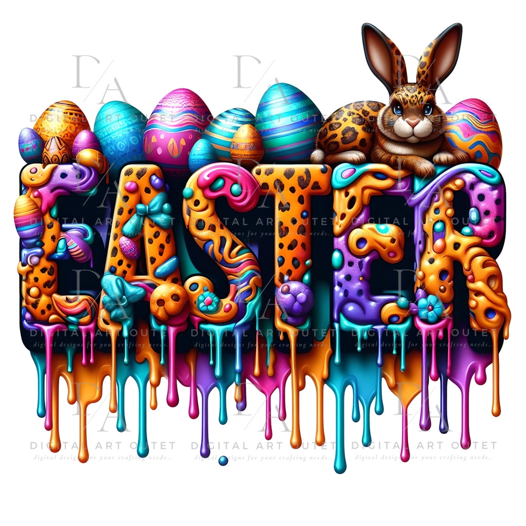 Cute Easter PNG Sublimation Design - Etsy