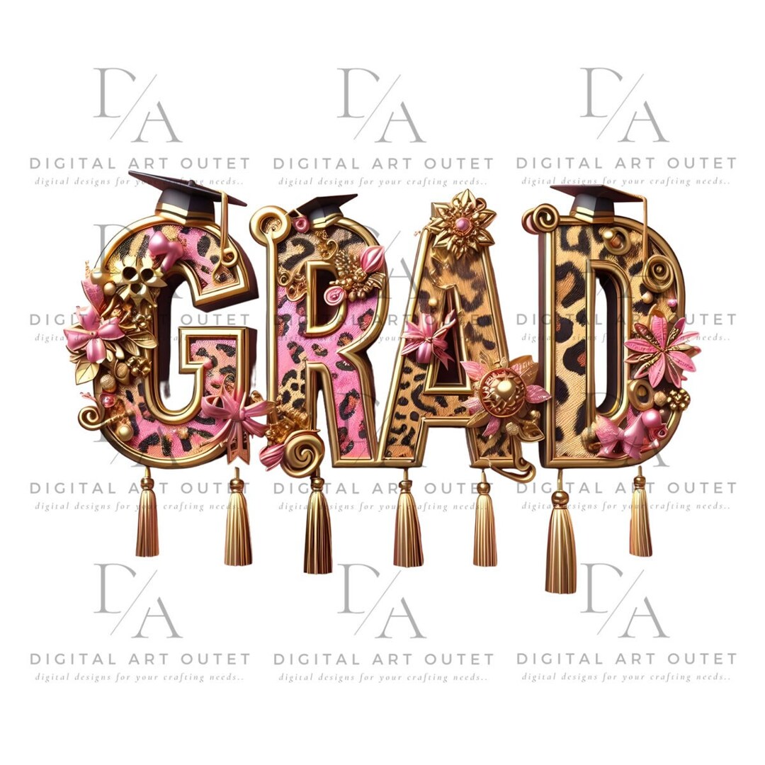 Grad Graduation PNG Sublimation Design - Etsy