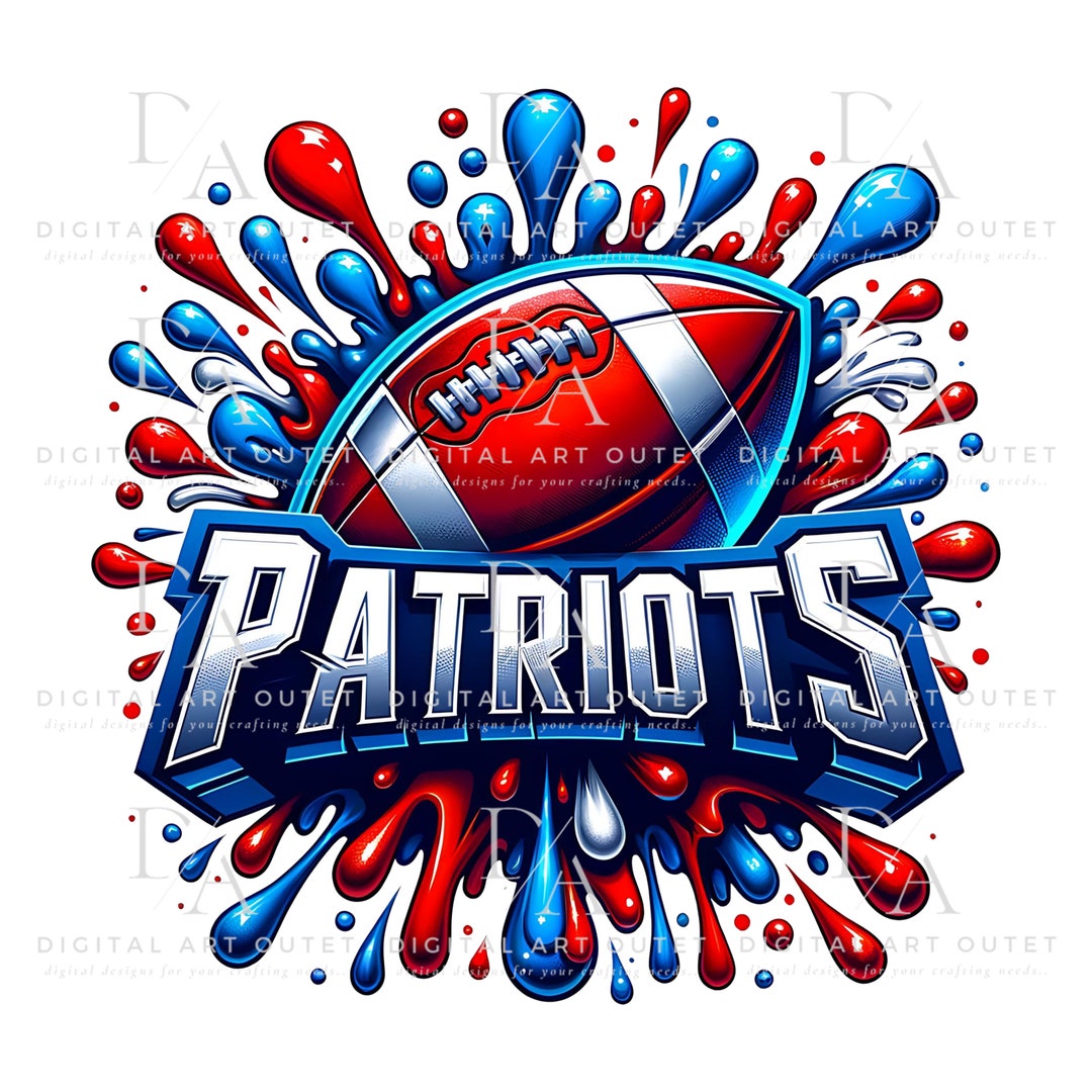 Patriots PNG Sublimation Design - Etsy