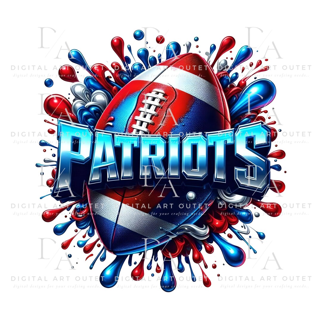 Patriots PNG Sublimation Design - Etsy