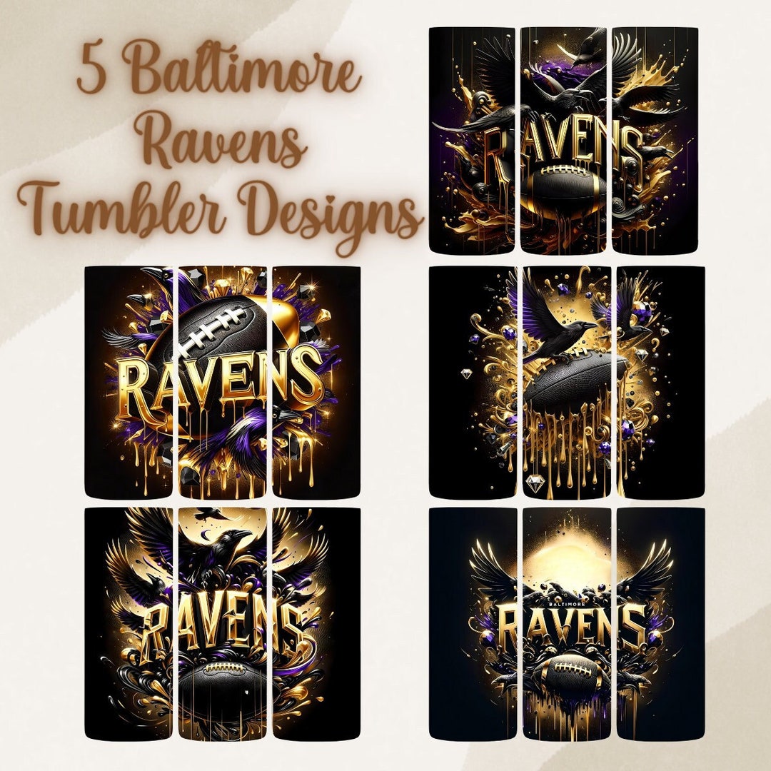 Baltimore Ravens 20oz Tumbler Sublimation Design Bundle - Etsy