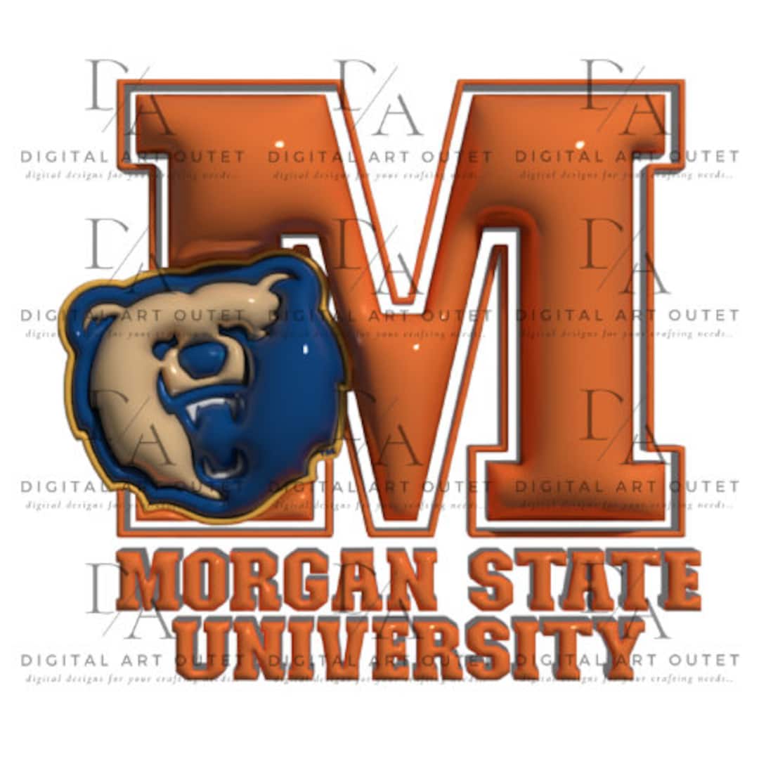 3D Inflated Morgan State University PNG Sublimation Design - Etsy