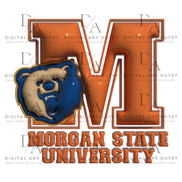 Morgan State University Png - Etsy