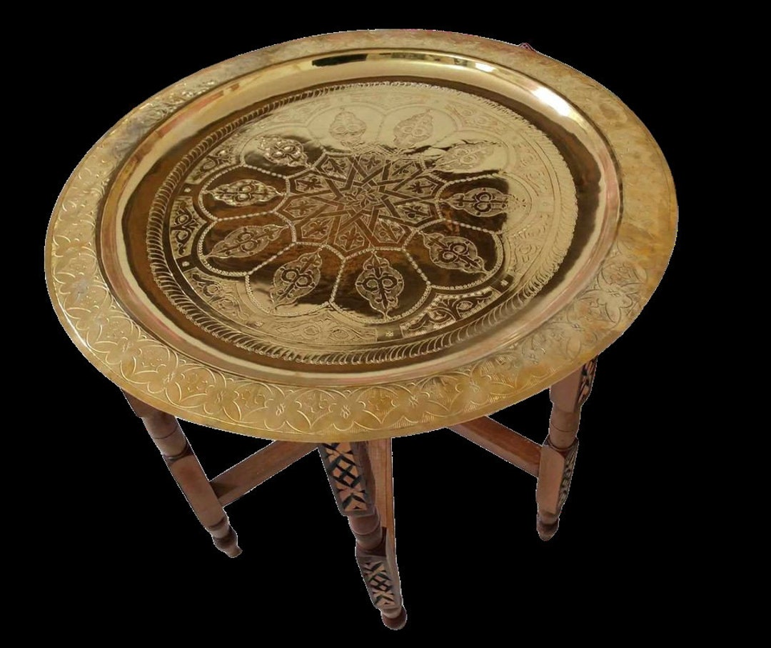 Moroccan Brass Table - Etsy