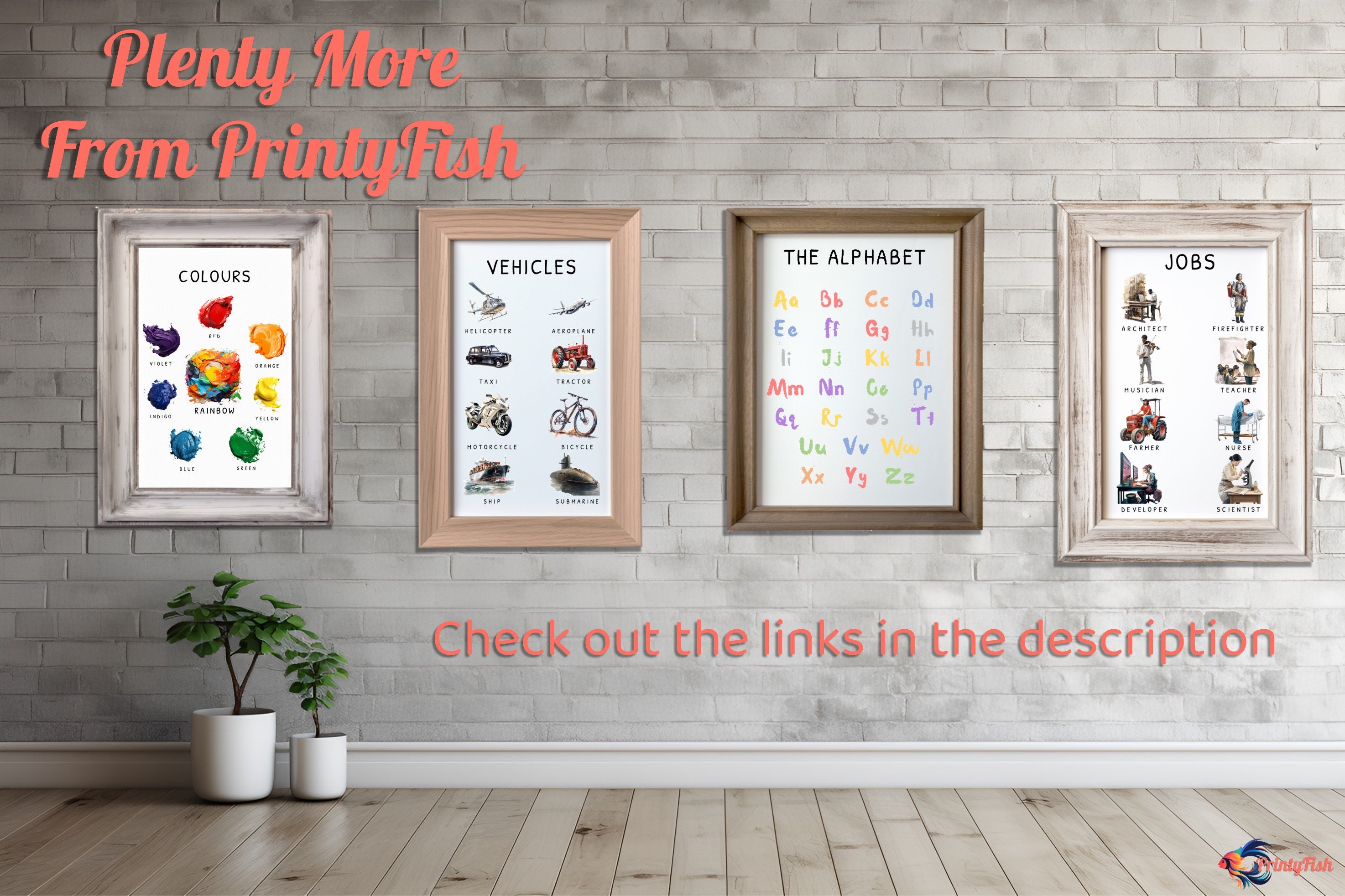 16 Farm Animal Name Cards Montessori 2-part Flashcards Educational ...