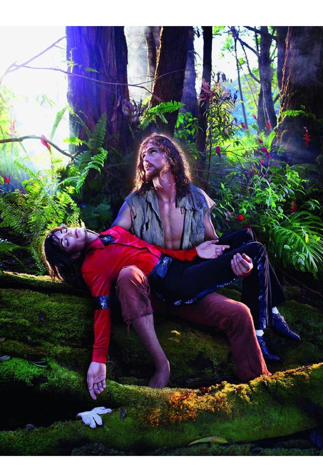 Michael Jackson, David Lachapelle, in Jesus Arms, 2007 - Etsy