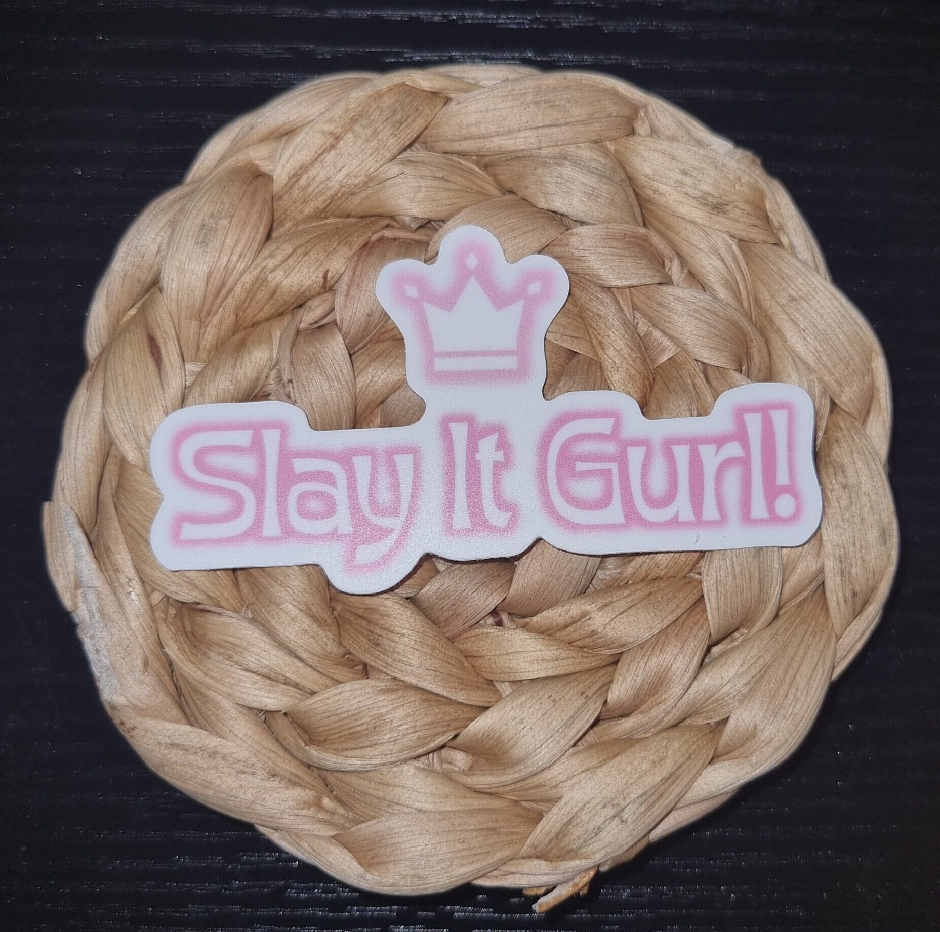 STYLISH SLAY STICKERS, Inspirational Slogans, Queens Rule, Fashionable ...