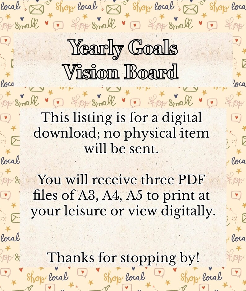 YEARLY GOAL TRACKER, Vision Board, Black Girl Goal Setting, Digital, A5 ...