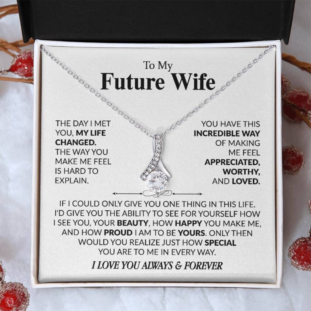 Bride to Be Gifts Fiance Gifts for Her to My Future Wife - Etsy