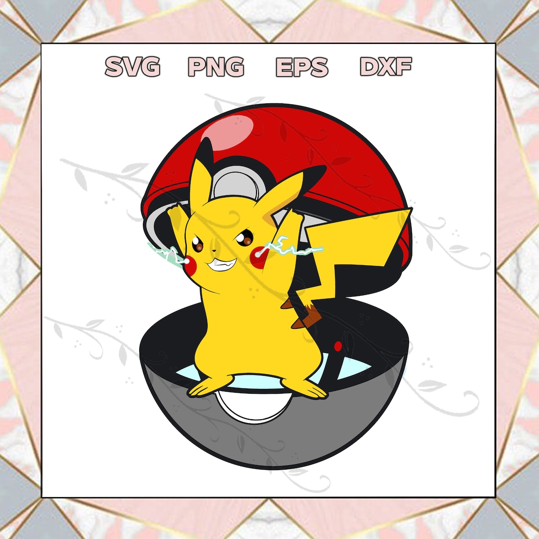 Pokemon Svg File Set Pika Set Cut Files for Cricut Png - Etsy