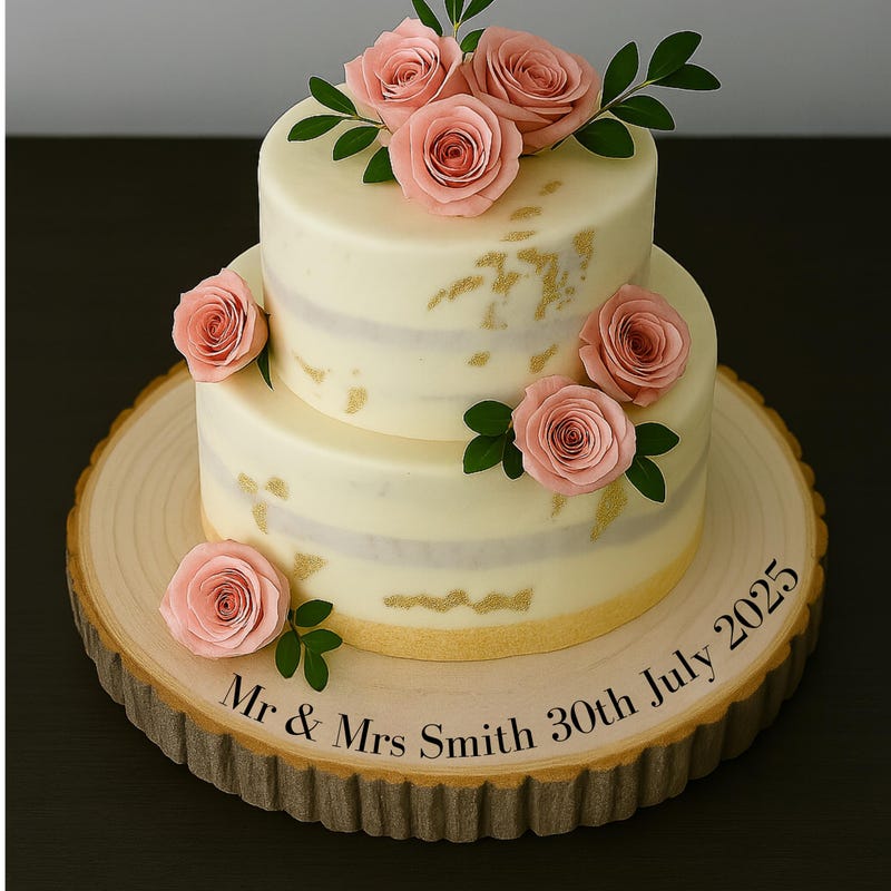 Wooden Cake Base - Etsy