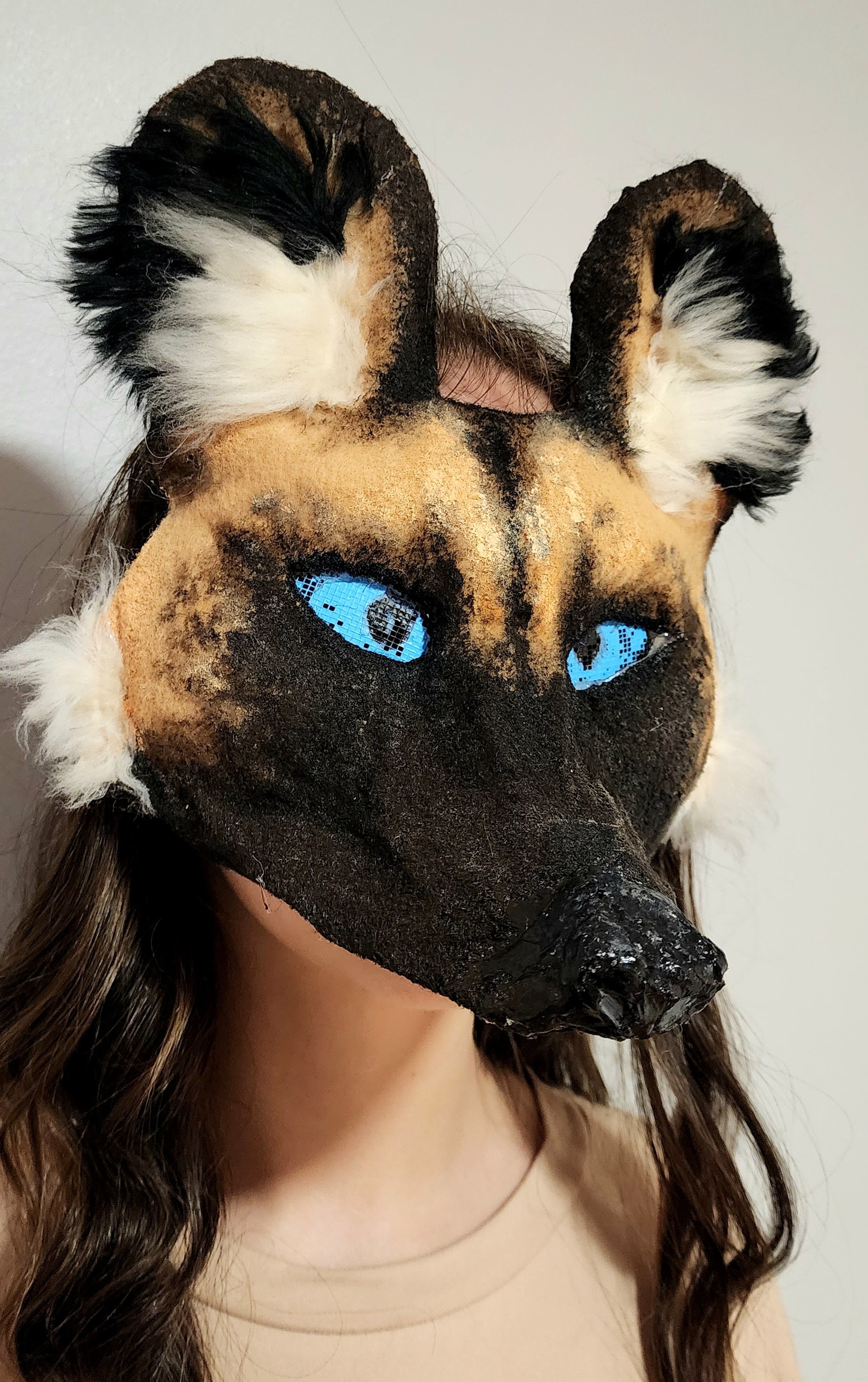 African Wild Dog Mask Cosplay, Mask Cosplay, Masquerade Party Mask ...