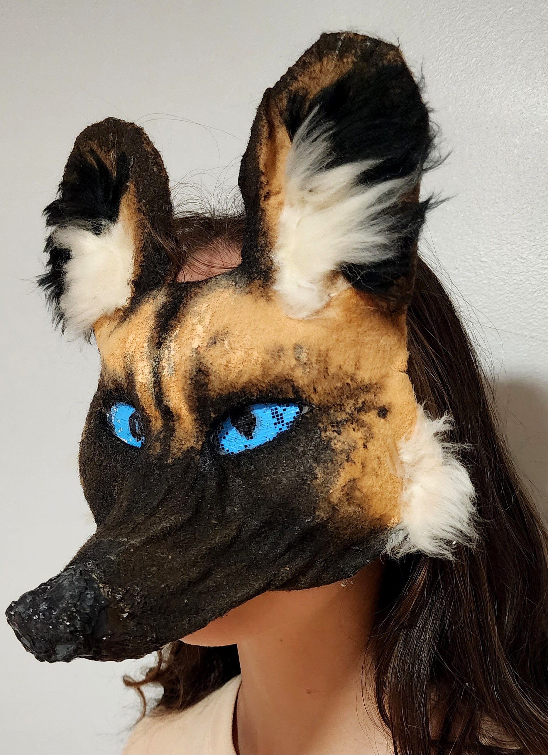 African Wild Dog Mask Cosplay, Mask Cosplay, Masquerade Party Mask ...