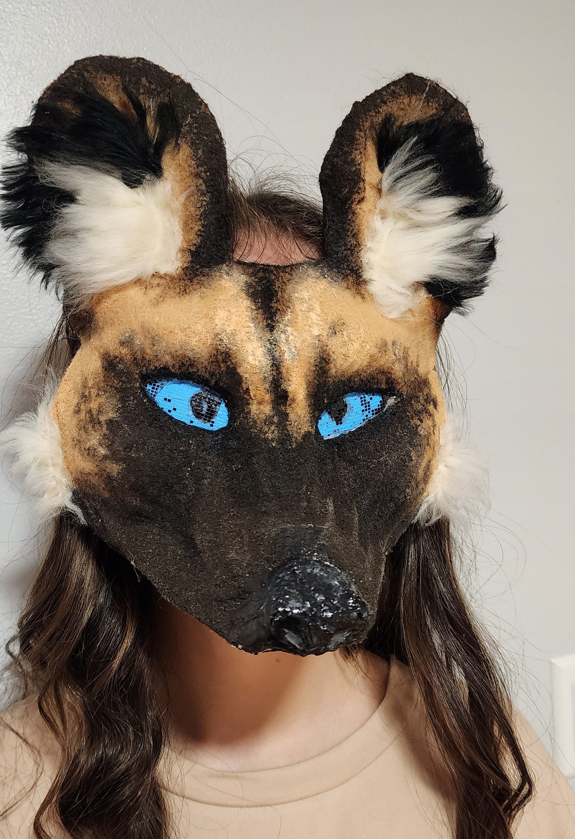 African Wild Dog Mask Cosplay, Mask Cosplay, Masquerade Party Mask ...