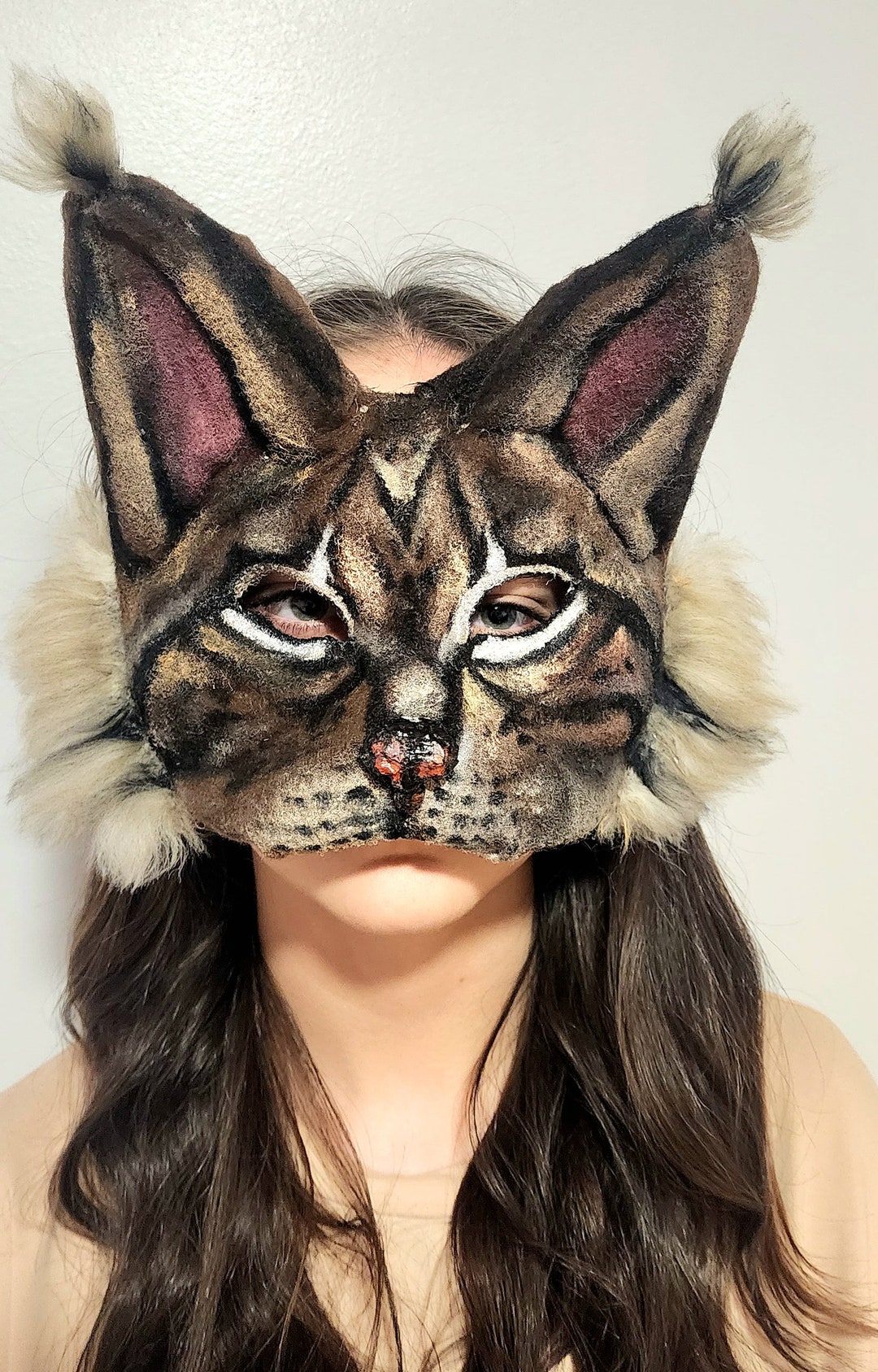 Lynx Cat Mask Cosplay, Mask Cosplay, Masquerade Party Mask, Costume ...