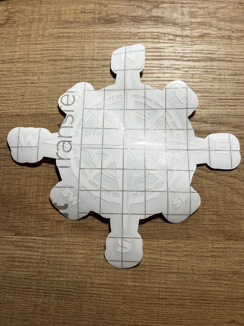 Eight Pointed Compass Vinyl Decal - Etsy