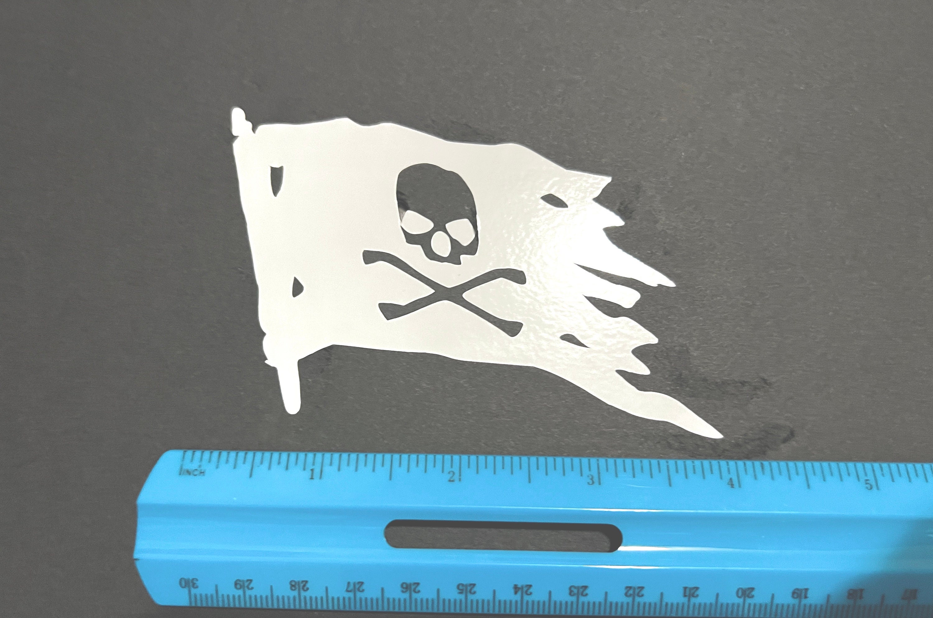 Pirate Flag Vinyl Decal - Etsy