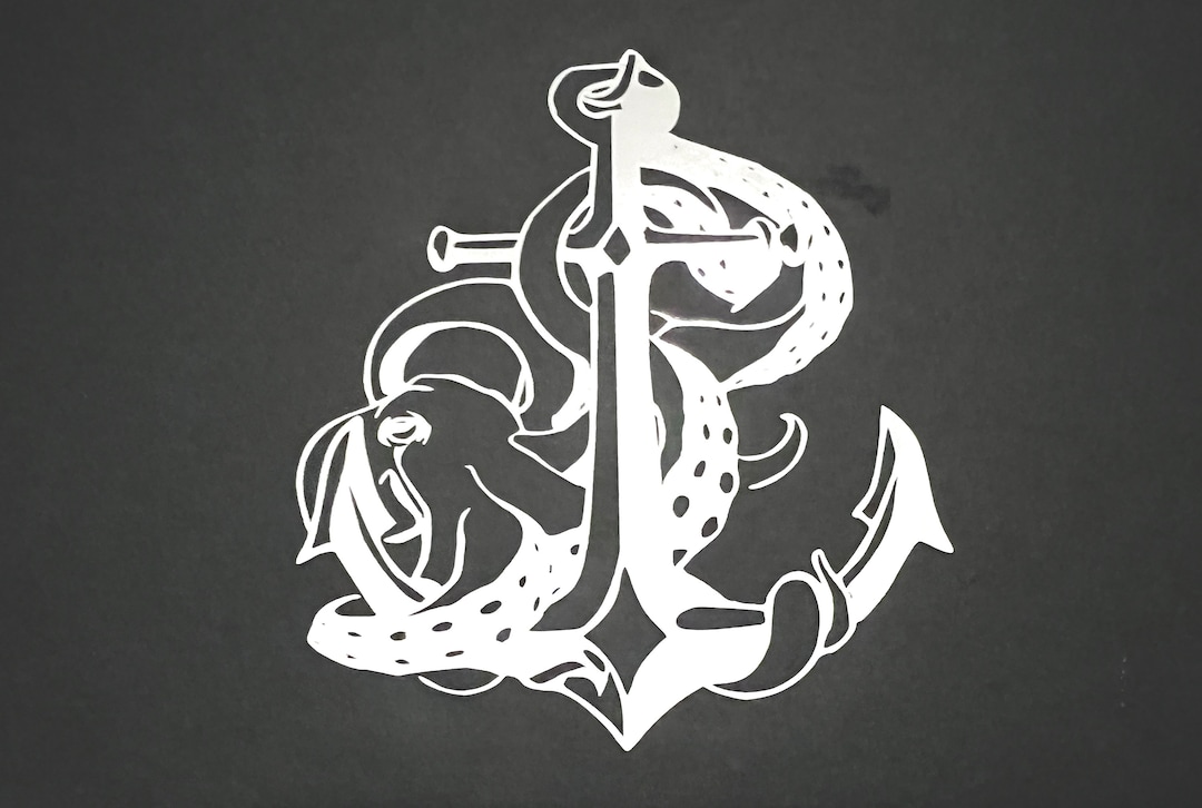 Nautical Anchor Vinyl Decal - Etsy